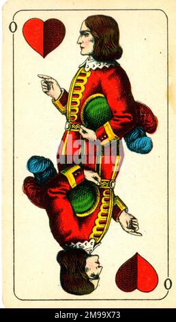 Playing card, jack of hearts Stock Photo - Alamy