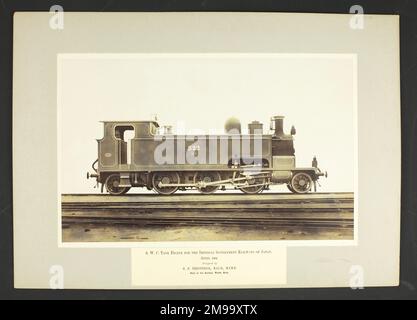 6 WC tank engine by Richard Trevithick. Side elevation, with ...