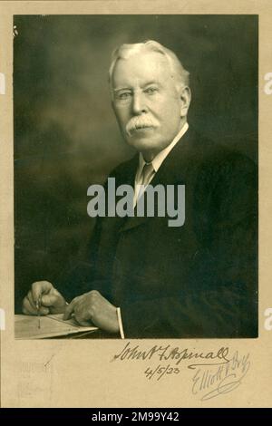 Portrait of Sir John AF Aspinall Stock Photo - Alamy