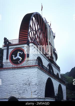 The Laxey Wheel, also known as Lady Isabella, the largest working ...