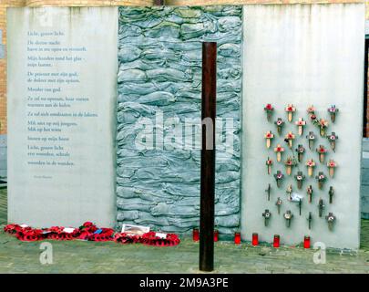 First World War One condemned British soldier in WW1 death cell at the ...