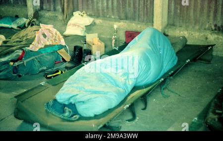 RAF Halton Apprentices competing in the 1977 Ten Tors cross-country ...