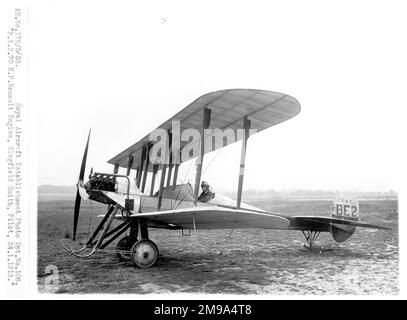 Royal Aircraft Factory R.E.8 plane in WW1 RFC markings displaying at ...