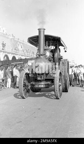 At the 1965 Brighton Steam Rally, on the promenade. Maker: Edwin Foden ...