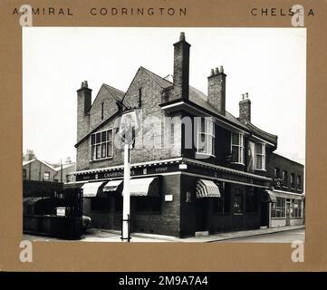 Photograph of Admiral Codrington PH, Chelsea, London. The main side of ...