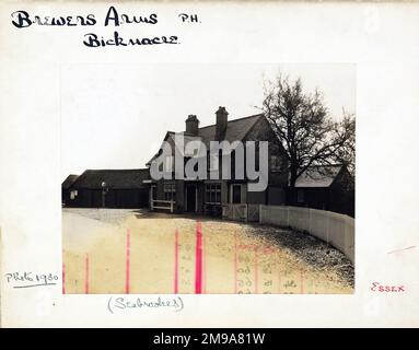 Photograph of Brewers Arms, Bicknacre, Essex. The main side of the ...