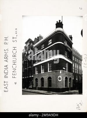 Photograph of East India Arms, Fenchurch Street, London. The main side ...
