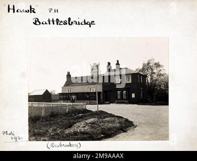 Photograph of Hawk PH, Battlesbridge, Essex. The main side of the print ...