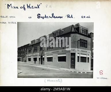 Photograph of Man Of Kent PH, Sydenham (Old), London. The main side of ...