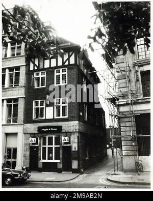 Photograph of Magpie & Stump PH, Old Bailey, London. The main side of ...