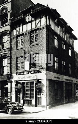 Photograph of Magpie & Stump PH, Old Bailey, London. The main side of ...