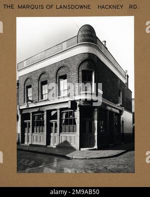 Photograph of Marquis Of Lansdowne PH, Hackney Road, London. The main ...