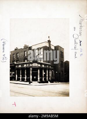 Photograph of Marksman PH, Hackney Road, London. The main side of the ...