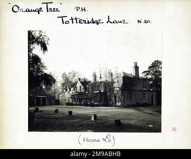 Photograph of Orange Tree PH, Totteridge, London. The main side of the ...