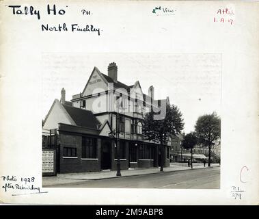 Photograph of Park Road Hotel, North Finchley (Old), London. The main ...