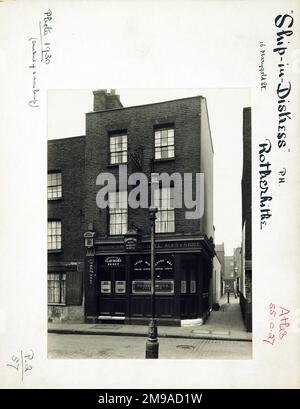 Photograph of Ship In Distress PH, Rotherhithe, London. The main side ...