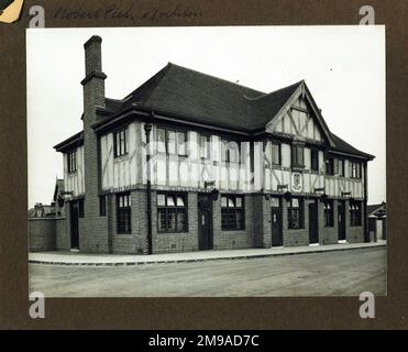 Sir Robert Peel PH, Norbiton (Old), Greater London. The main side of ...