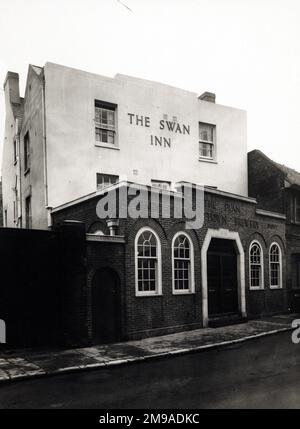 A view of the Swan Inn, a public house located close to the River Bure ...