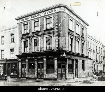 Photograph of Waterloo Tavern , Barnsbury, London. The main side of the ...