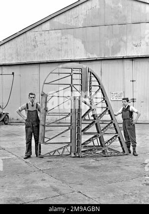 Heston Aerodrome in May, 1939. Heston was an airfield located to the ...