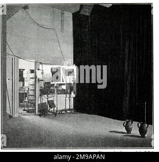 BBC Late Low Definition Television Control Room. On the right is the ...