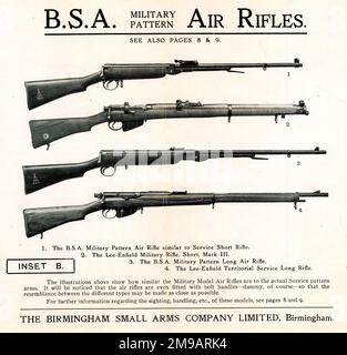 B.S.A. Air Rifles, The Birmingham Small Arms Company Limited Stock ...