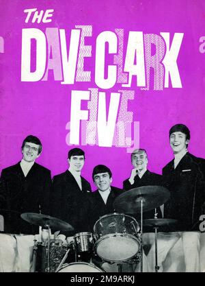 THE DAVE CLARK FIVE English pop group in 1964. From left: Mike Smith ...