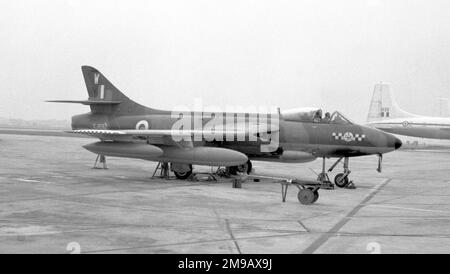 Hawker Hunter F(GA).9 XJ692 'W' (msn 41H-688083), of No.43 Squadron, at ...