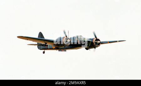 Bristol Type 149 Blenheim IVT G-BPIV / QY-C (ex RCAF 10201). A restored ...