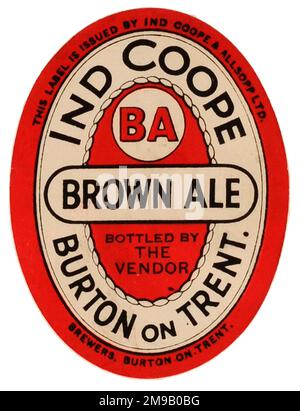 Ind Coope Brown Ale Stock Photo - Alamy