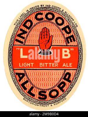 Ind Coope Light Bitter Ale Stock Photo - Alamy