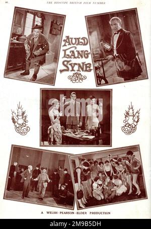 Scenes from Paramount film Auld Lang Syne starring Sir Harry Lauder ...