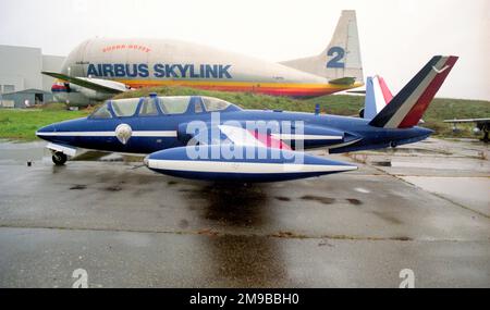 Fouga Magister of the Patrouille de France, Air and Space Museum, Paris ...