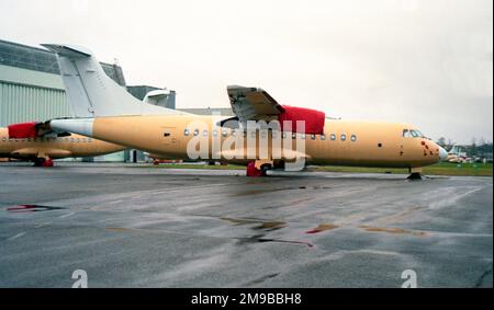 ATR 42 white-tail storage, before completion, sale and delivery Stock ...