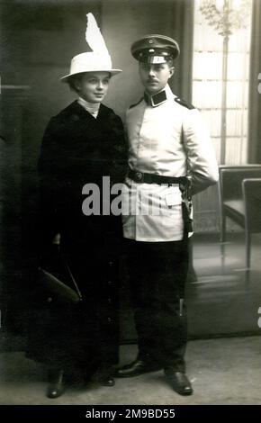 WW1/SOLDIER & HIS WIFE Stock Photo - Alamy