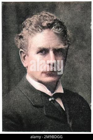AMBROSE BIERCE (1842-1914) American writer Colourised version of ...