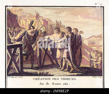Tribunes of the People (Plebeian Tribunes) created in Ancient Rome ...