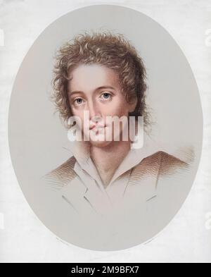 Percy Bysshe Shelley (1792-1822), English Romantic Poet, Engraving ...