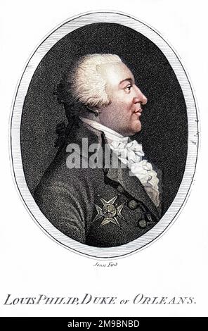 LOUIS PHILIPPE JOSEPH, duc d'ORLEANS - sympathised with the Revolution ...