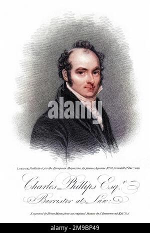 CHARLES PHILLIPS Irish (1787 - 1859), lawyer and writer : this French ...