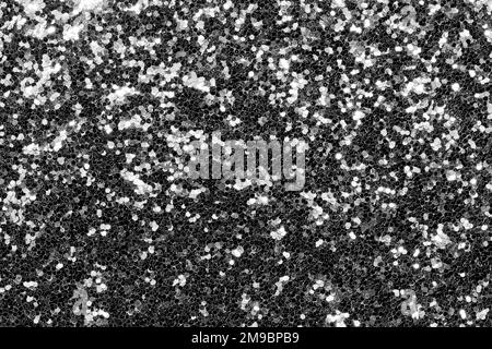 wide shimmering Silver glitter material background with gray sparkles ...