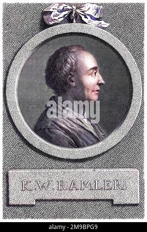 KARL WILHELM RAMLER German writer Stock Photo - Alamy
