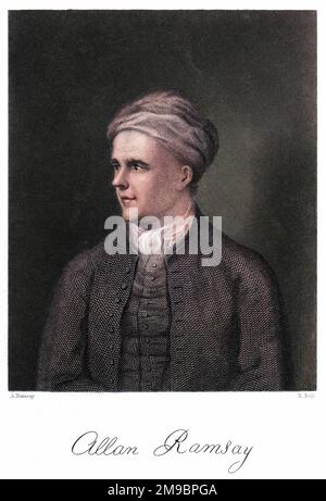 Allan Ramsay - Allan Ramsay, 1713 - 1784. Artist (Self-portrait Stock ...