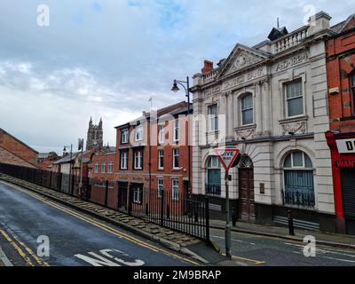 Tudor building Stockport town centre in Cheshire Natwest bank, Grade II ...