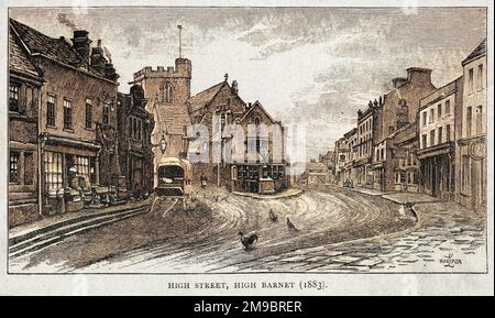 BARNET HIGH STREET Stock Photo - Alamy