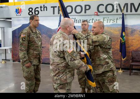 Lt. Col. Jack Lehneman, incoming commander of the Vermont National ...