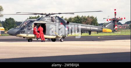 The Westland SH-14D Navy Lynx submarine control helicopter 264 (1977 ...