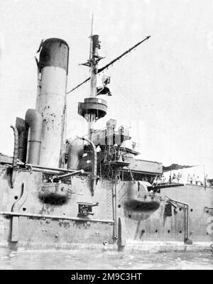 Aurora 1900 Russian Pallada class cruiser museum ship, River Neva ...