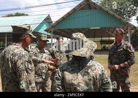 US Navy, French Navy, Belize Defence Force, and Mexican Marines perform ...
