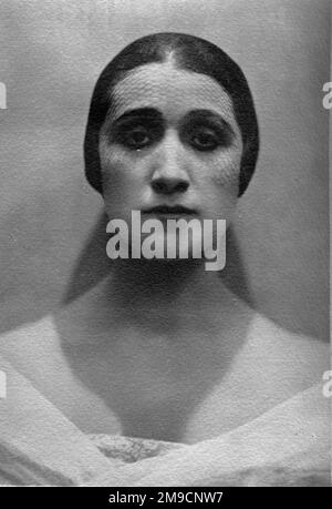 Vera Vergani, Italian actress of theatre and film. Seen here in profile ...